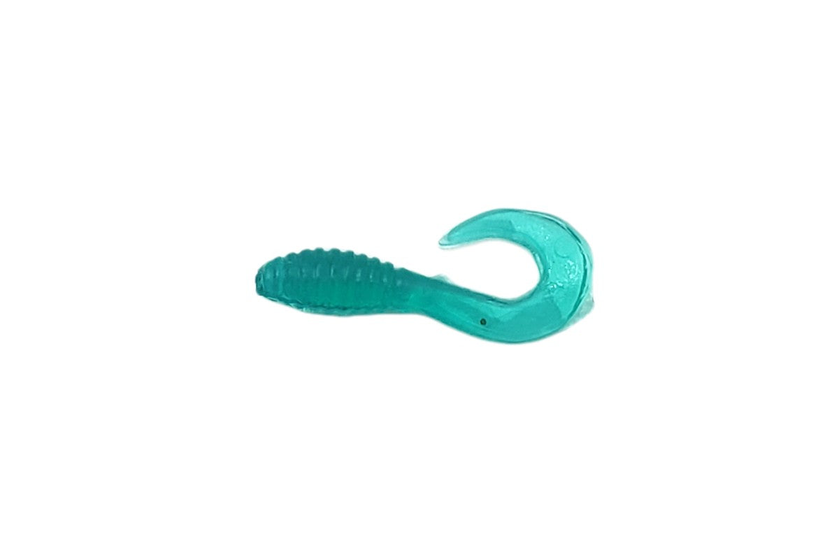 Hawaiian Angler Grub- Aqua (10pc) – Hawaii Fishing Tackle